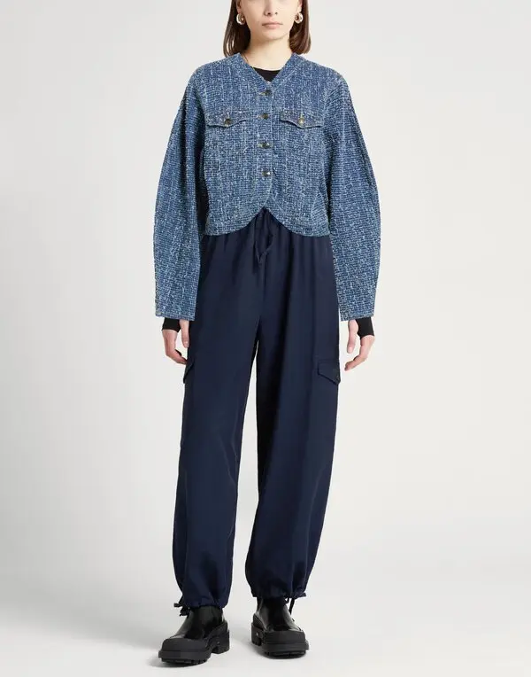 ROTATE BY BIRGER CHRISTENSEN Denim Outerwear Size Organic Cotton, Elastane