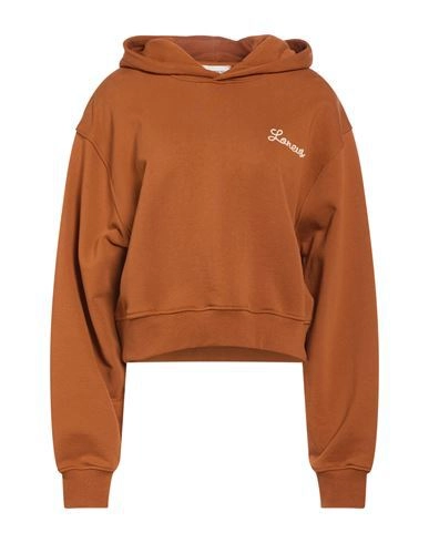 LANEUS Sweatshirt Tan Size Cotton