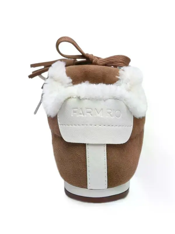 Farm Rio Stassel-detail Shearling-trim Sneakers