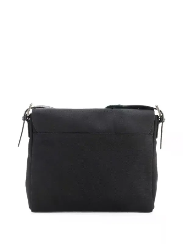 Gucci Web Strap Messenger Bag Techno Canvas Medium Crossbody Bag