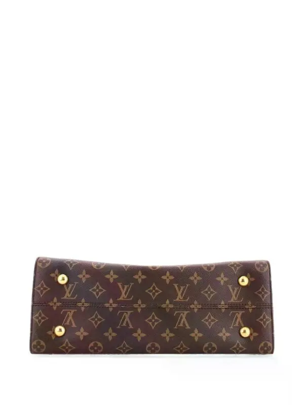 LOUIS VUITTON Tuileries Handbag Monogram Canvas With Leather Satchel