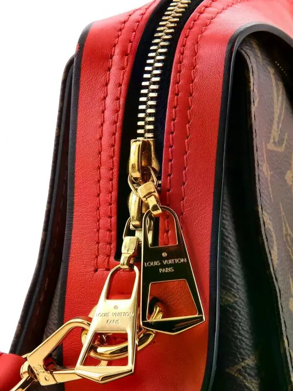 LOUIS VUITTON Tuileries Handbag Monogram Canvas With Leather Satchel