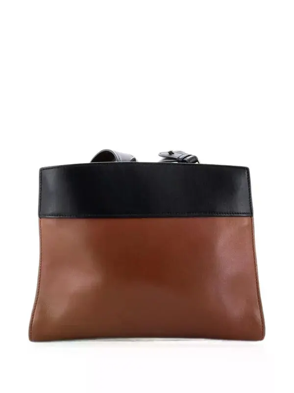 Prada Bibliotheque City Calfskin Small Shoulder Bag