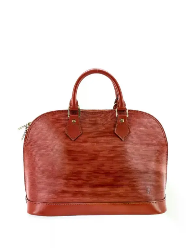 LOUIS VUITTON Vintage Alma Handbag Epi Leather Pm Satchel