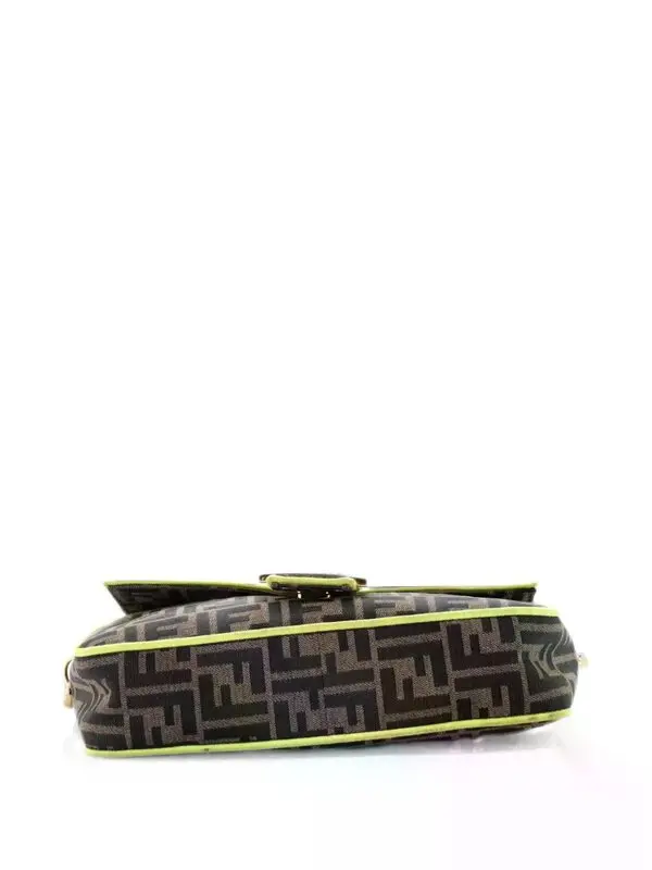Fendi Baguette Nm Bag Zucca Canvas Medium Shoulder Bag