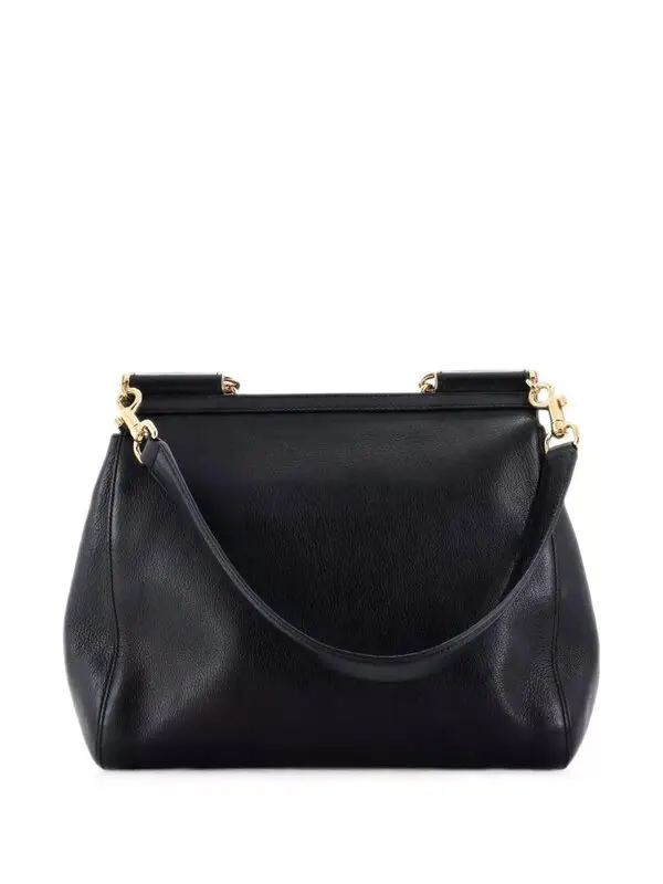 Dolce & Gabbana Miss Sicily Bag Leather Large Satchel