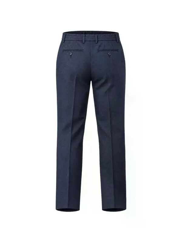 CRUNA Belleville Herringbone Pleated Trousers