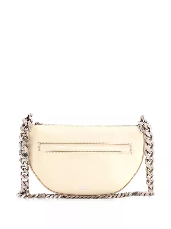 Burberry Olympia Zip Chain Leather Mini Shoulder Bag