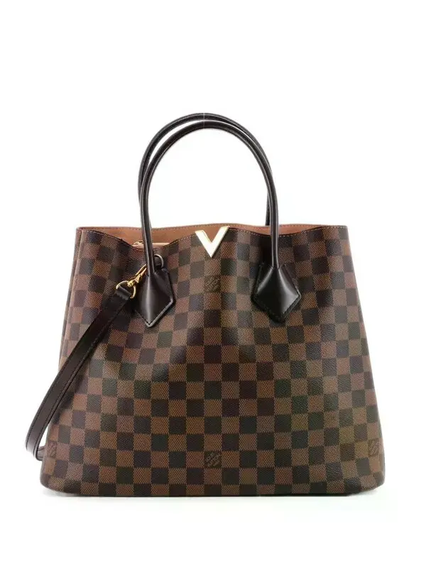 LOUIS VUITTON Kensington Handbag Damier Tote Bag
