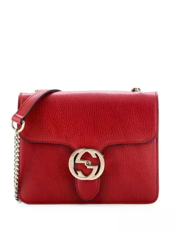 Gucci Interlocking Leather Small Shoulder Bag
