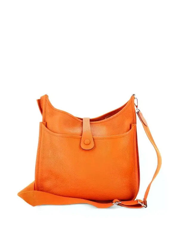 Hermès Evelyne Bag Gen Iii Clemence Gm Crossbody Bag - Orange
