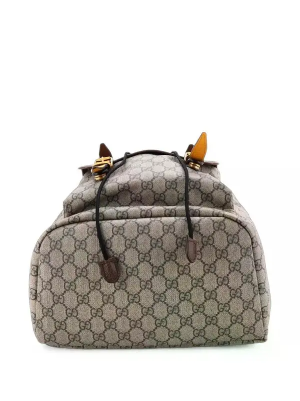Gucci Courrier Soft Gg Coated Canvas Large Backpack