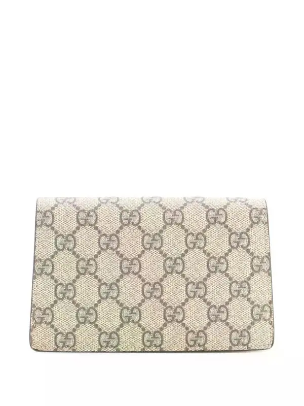Gucci Dionysus Bag Gg Coated Canvas Super Mini Crossbody Bag