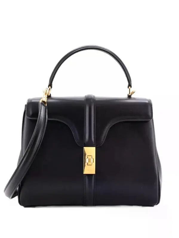 Celine 16 Top Handle Bag Smooth Calfskin Small Satchel