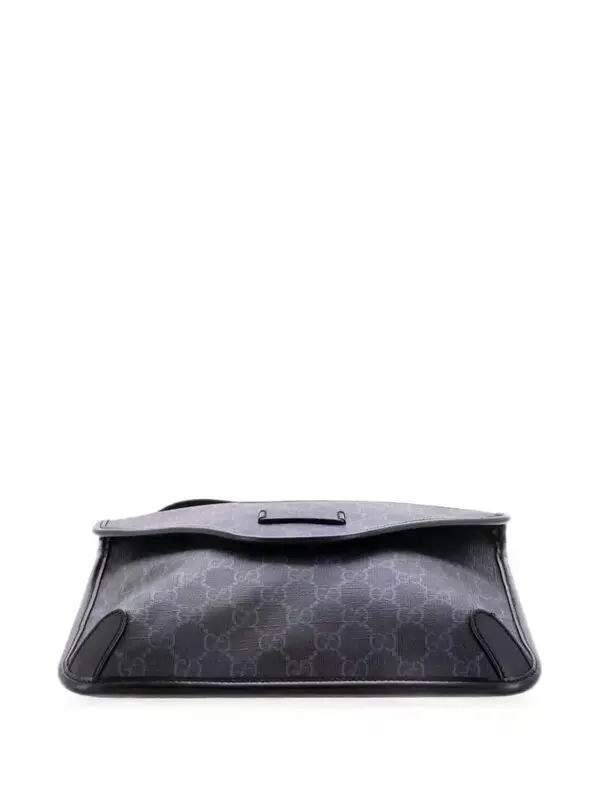 Gucci Envelope Web Messenger Gg Coated Canvas Medium Crossbody Bag