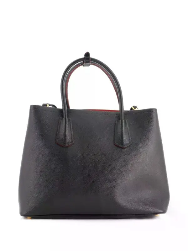 Prada Cuir Double Saffiano Leather Medium Tote Bag