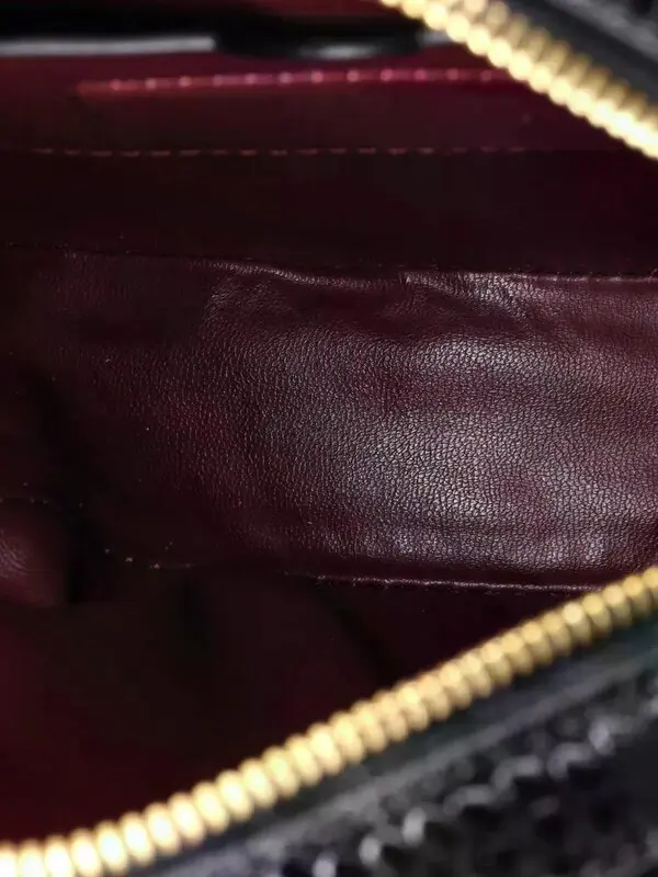 Givenchy Eden Round Crocodile Embossed Leather Crossbody Bag