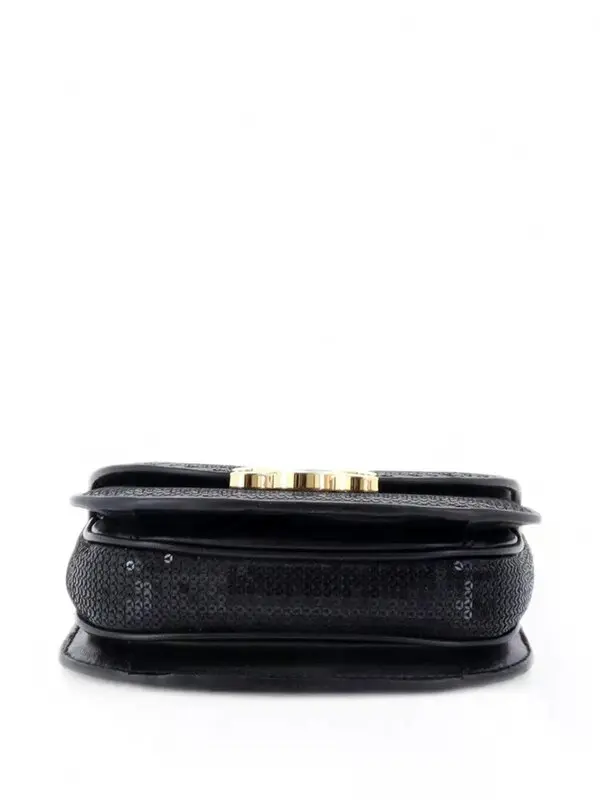 Celine Triomphe Besace Clea Chain Flap Bag Sequins Shoulder Bag