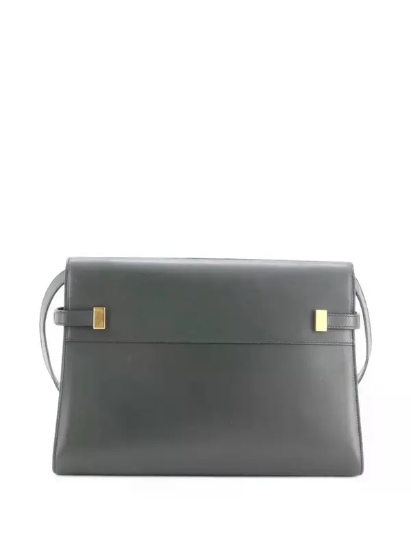 Saint Laurent Manhattan Leather Medium Shoulder Bag - Green
