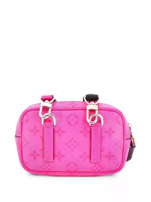 LOUIS VUITTON Outdoor Pouch Monogram Taigarama Crossbody Bag