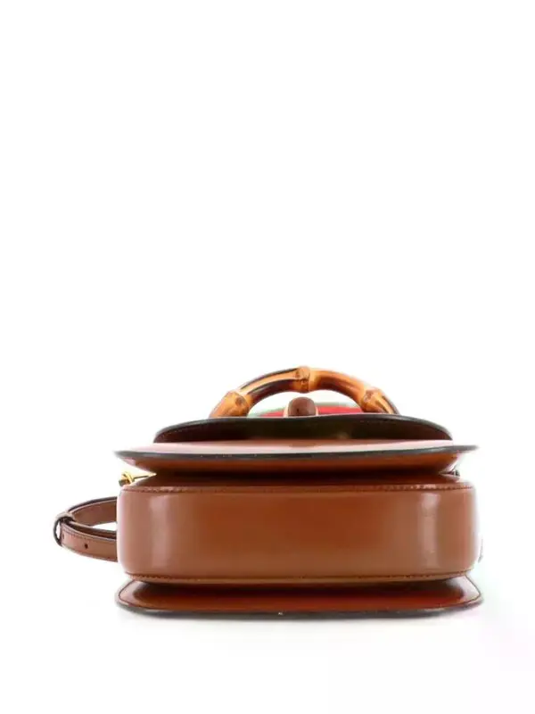 Gucci Bamboo 1947 Top Handle Bag Leather Mini Shoulder Bag