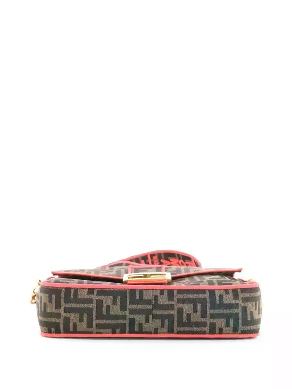 Fendi Baguette Nm Bag Zucca Canvas Medium Shoulder Bag