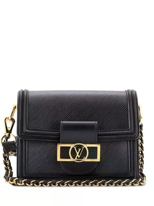 LOUIS VUITTON Dauphine Epi Leather Mini Shoulder Bag - Black