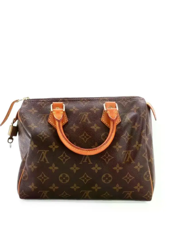 LOUIS VUITTON Speedy Handbag Monogram Canvas 25 Satchel