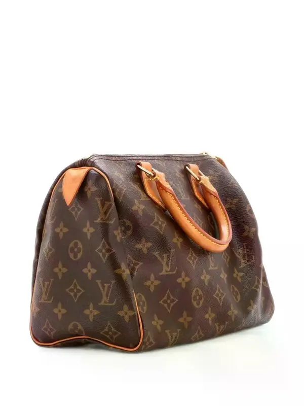 LOUIS VUITTON Speedy Handbag Monogram Canvas 25 Satchel
