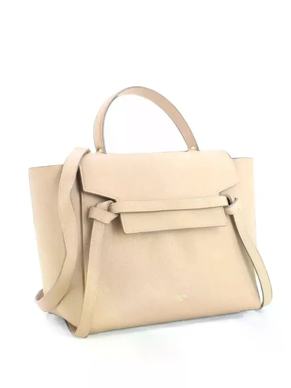 Celine Belt Bag Textured Leather Micro Satchel