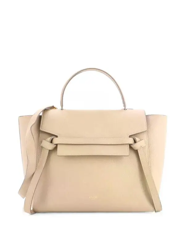 Celine Belt Bag Textured Leather Micro Satchel