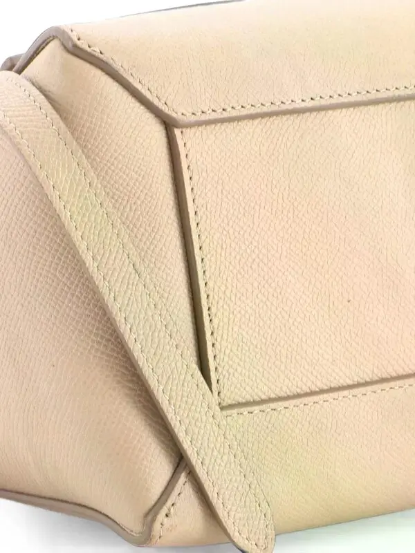 Celine Belt Bag Textured Leather Micro Satchel