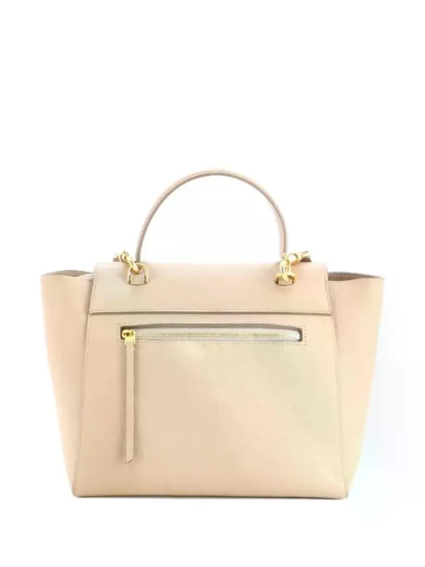 Celine Belt Bag Textured Leather Micro Satchel - Neutrals