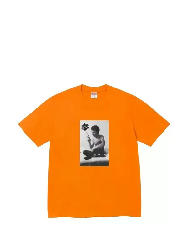 Supreme X Larry Clark Gun Graphic-print T-shirt
