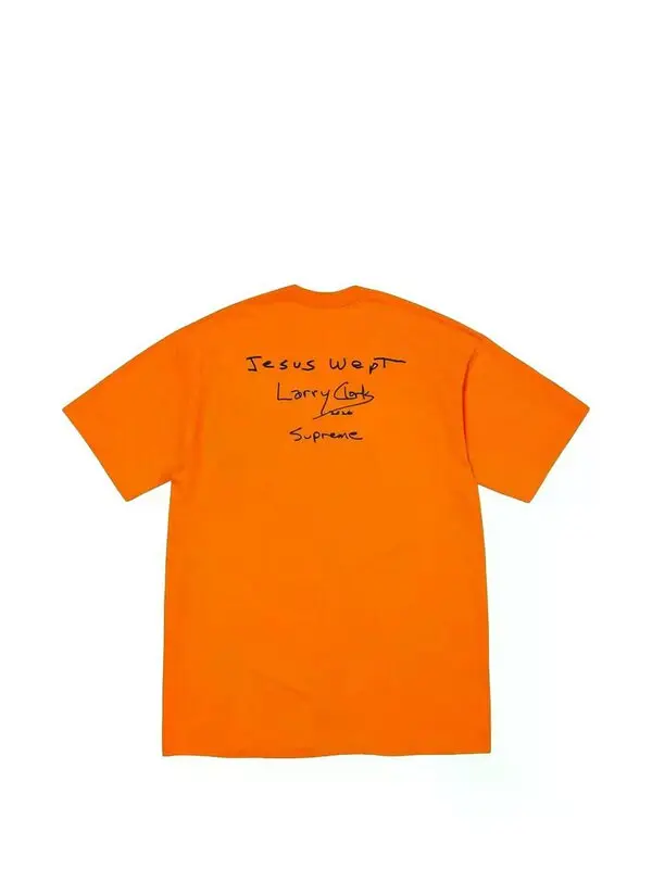 Supreme X Larry Clark Gun Graphic-print T-shirt