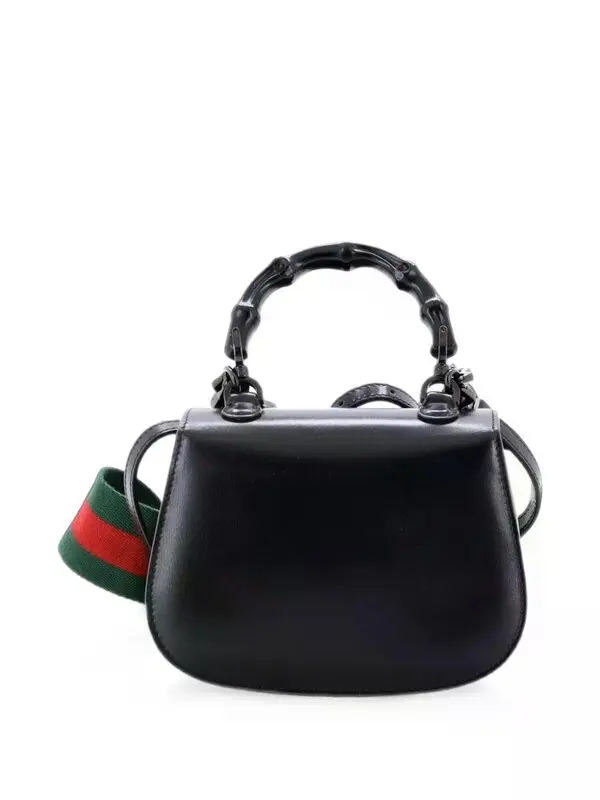 Gucci Bamboo 1947 Top Handle Bag Leather Mini Shoulder Bag