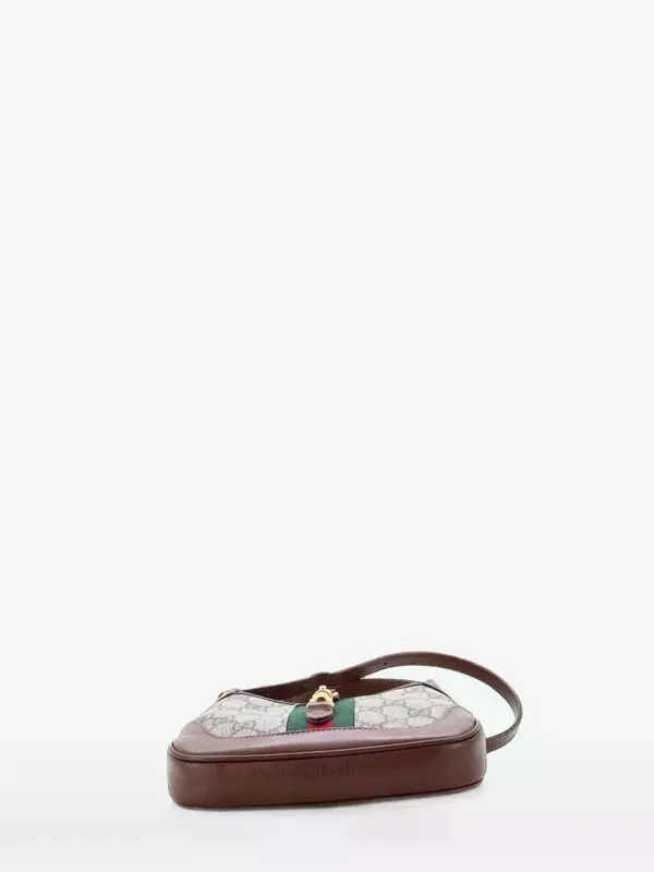 Gucci Jackie 1961 Gg Coated Canvas Mini Hobo Bag