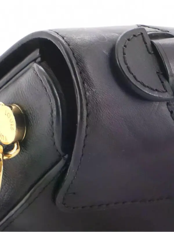 LOUIS VUITTON Very Messenger Monogram Leather Shoulder Bag - Black