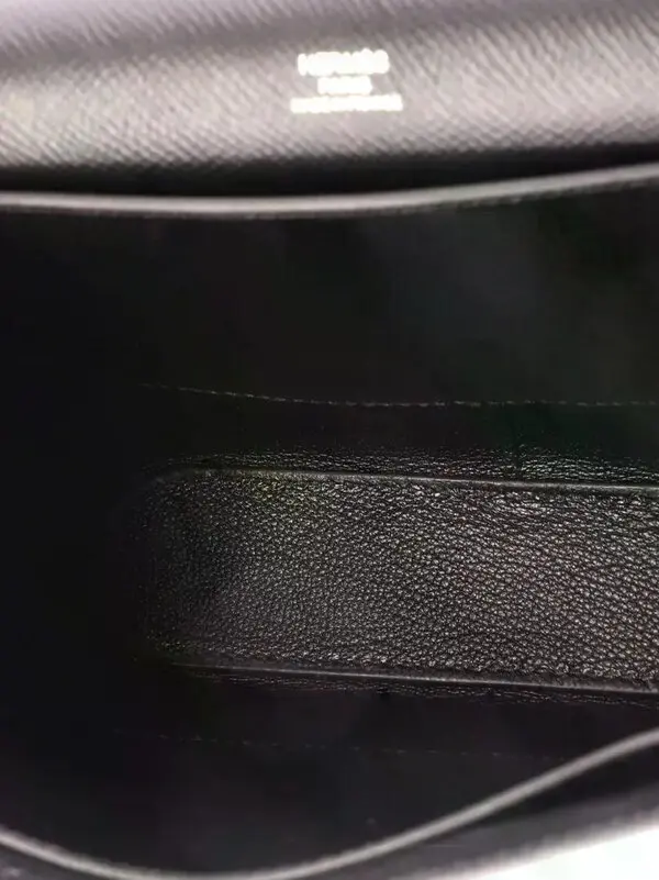 Hermès Octagone Bag Epsom 23 Shoulder Bag - Black