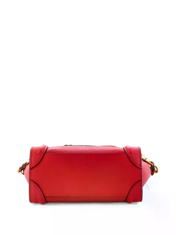 Celine Luggage Bag Grainy Leather Nano Crossbody Bag