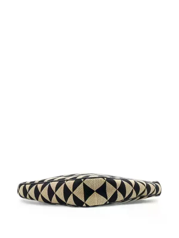 Prada Symbole Triangle Bag Jacquard Mini Shoulder Bag