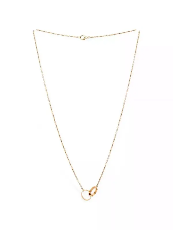 Cartier Love Interlocking 18k Yellow Necklace
