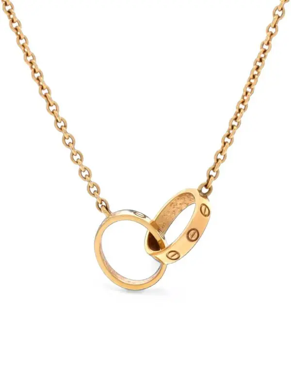 Cartier Love Interlocking 18k Yellow Necklace