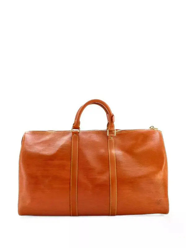 LOUIS VUITTON Keepall Bag Epi Leather 50 Travel Bag