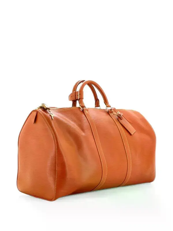 LOUIS VUITTON Keepall Bag Epi Leather 50 Travel Bag