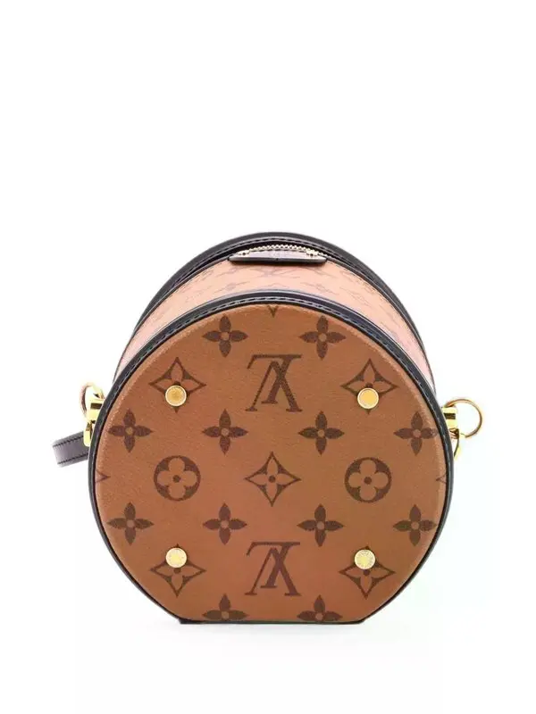 LOUIS VUITTON Cannes Handbag Reverse Monogram Canvas Satchel