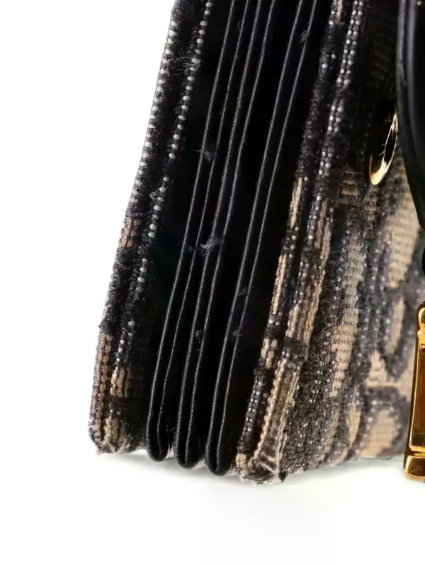 Dior Saddle 5-gusset Case Oblique Canvas Card Holder