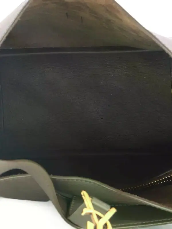 Saint Laurent Le 5 A 7 Supple Leather Small Hobo Bag - Green
