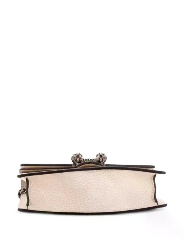Gucci Dionysus Bag Leather Super Mini Clutch Bag - Neutrals
