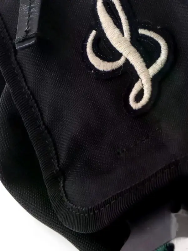 Gucci Techpack Embroidered Techno Canvas Small Backpack